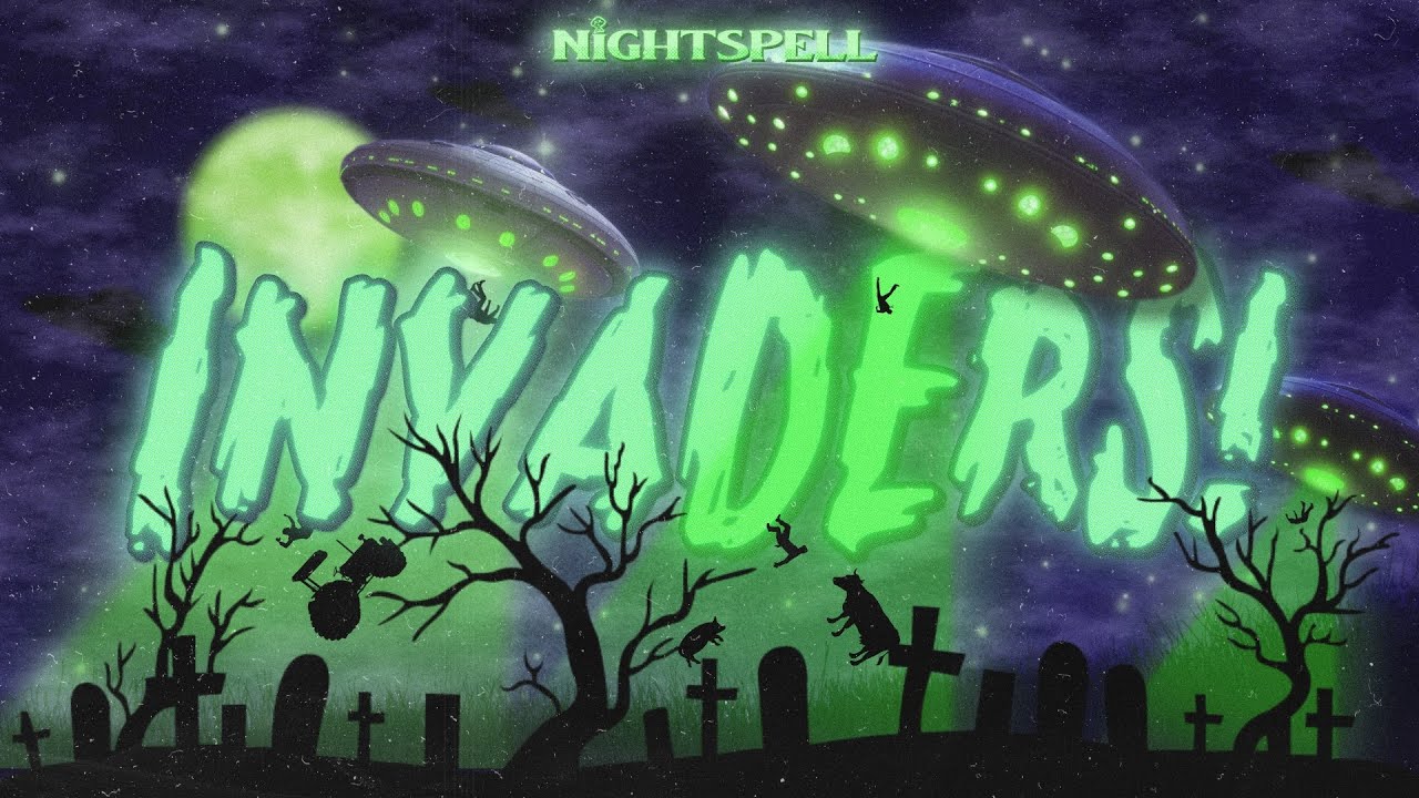 Nightspell - Invaders! (Official Visualizer) - YouTube