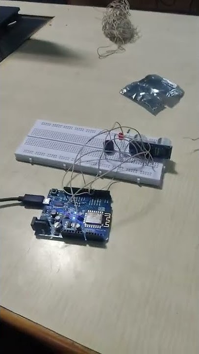 Human detection system using ultrasonic sensor - YouTube