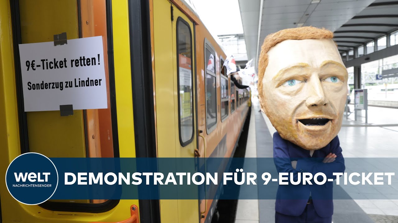 9-EURO-TICKET LÄUFT AUS: Nachfolge nicht geklärt - Demonstration für ...