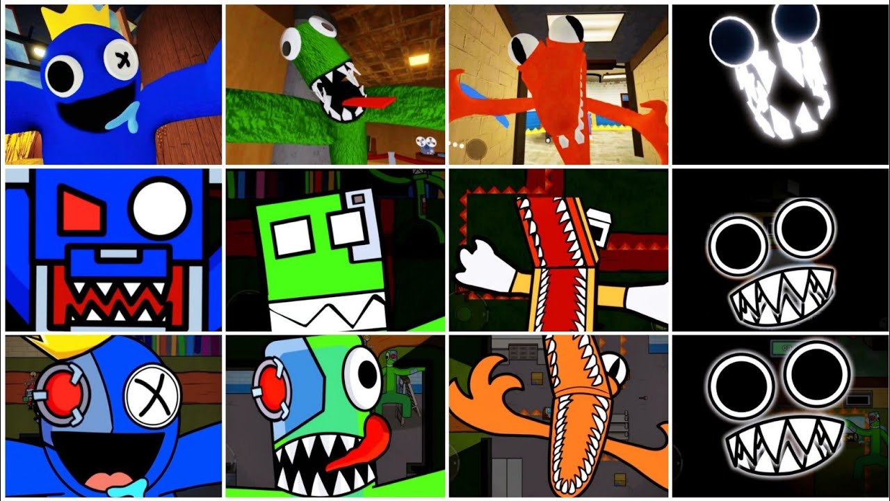 Rainbow Friends Vs Survivor In Color Monsters Vs Survivor In Rainbow ...