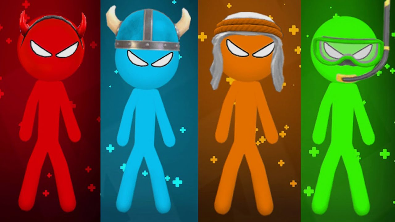 Stickman All Funny MINIGAMES - Stickman Party 1 2 3 4 Player Gameplay ...