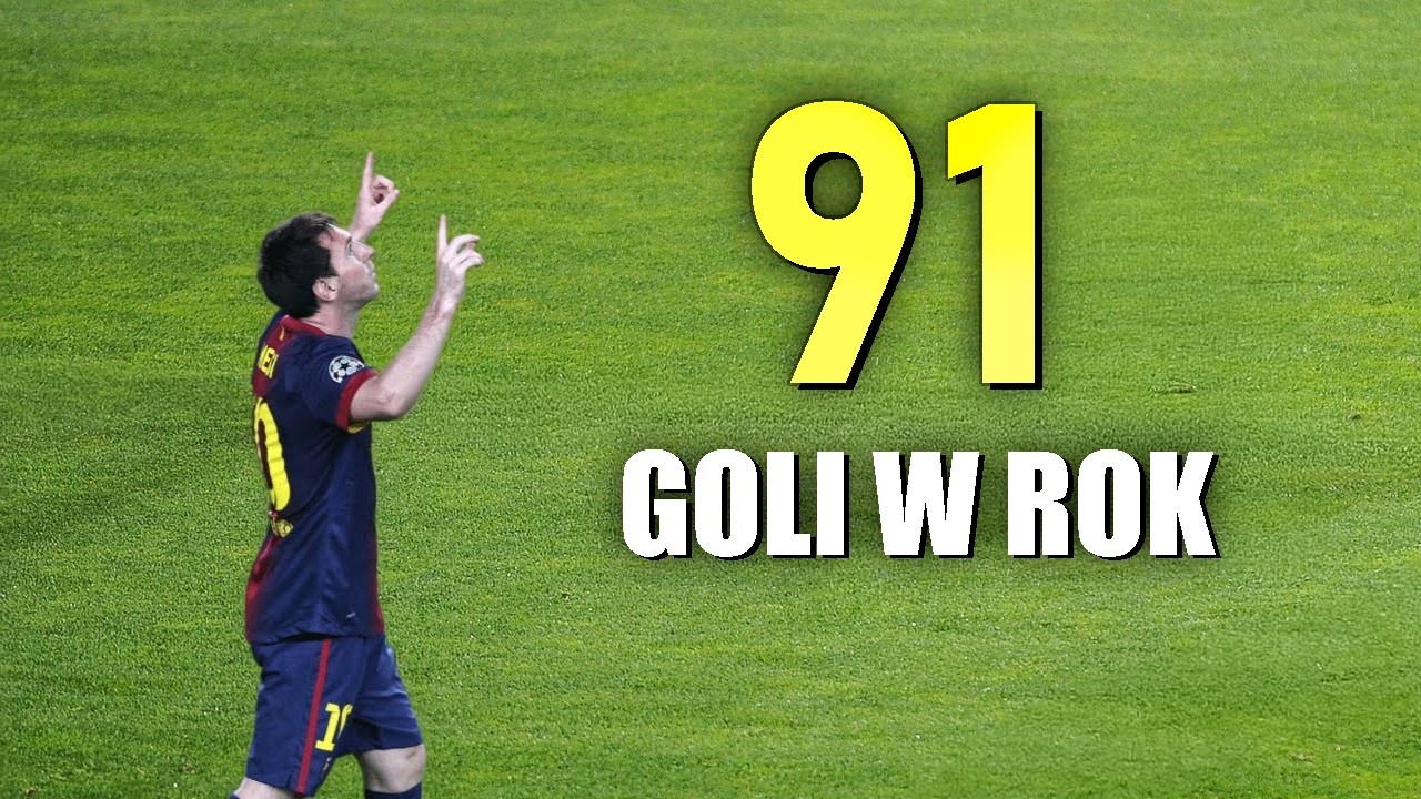Lionel Messi 91 Goli w 2012 roku - Legendarny Rok - YouTube