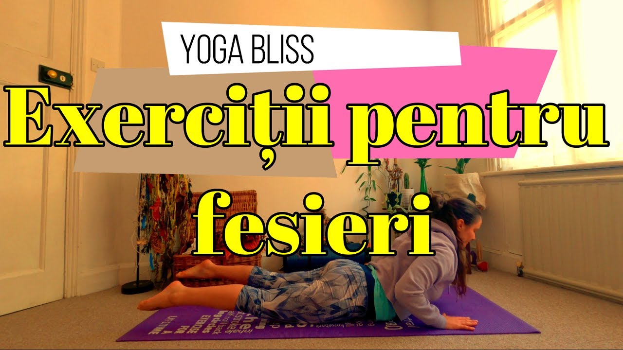 Exercitii pentru muschii fesieri // Yoga zi de zi // Exercitii simple ...