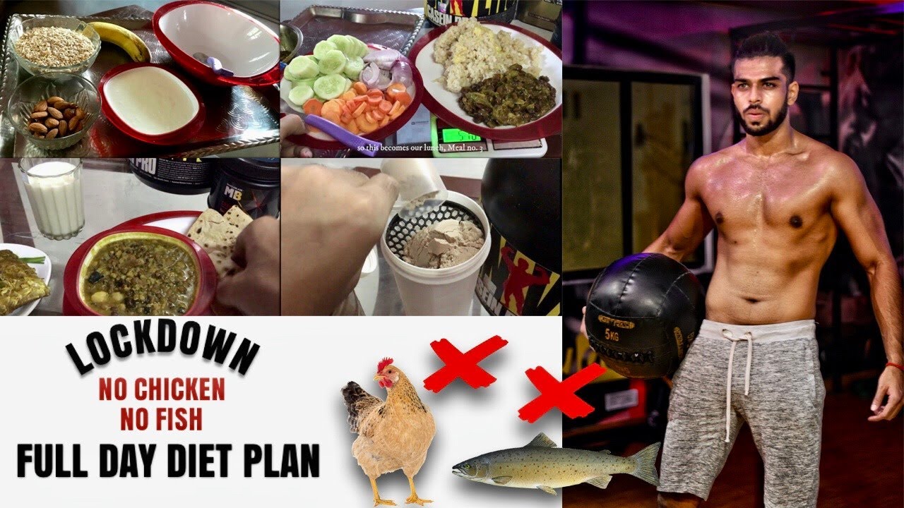 Lockdown Full Day Diet Plan |4-5 Days workout (Category 3)|No Chicken ...