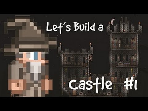 Terraria - Let's Build a Castle - Part 1 - The Foundations - YouTube