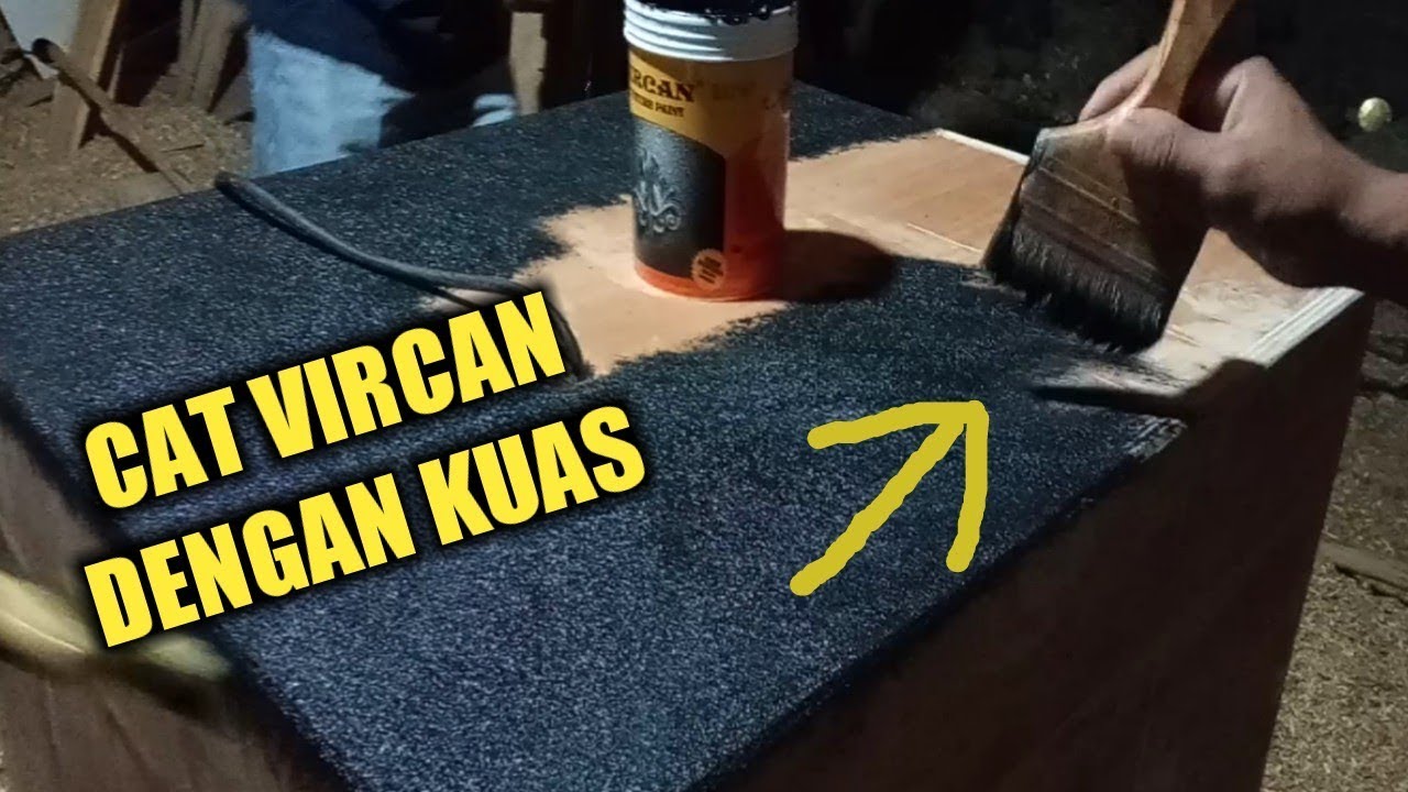 Cara mengecat box speaker dengan VIRCAN - YouTube