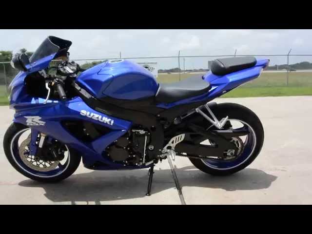 Suzuki Gsxr 600 2008 Blue
