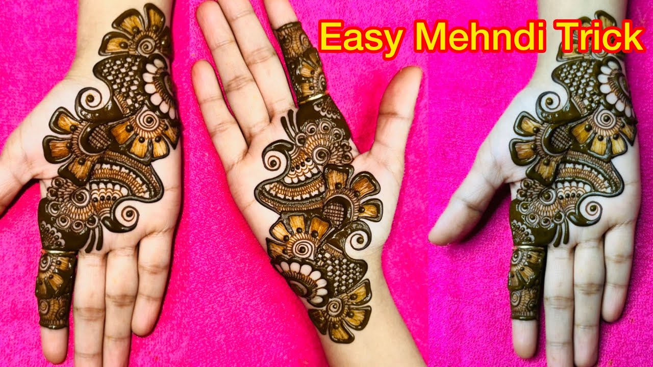 Very Beautiful stylish Mehndi design । Arabic Mehndi Design । Mehndi ...