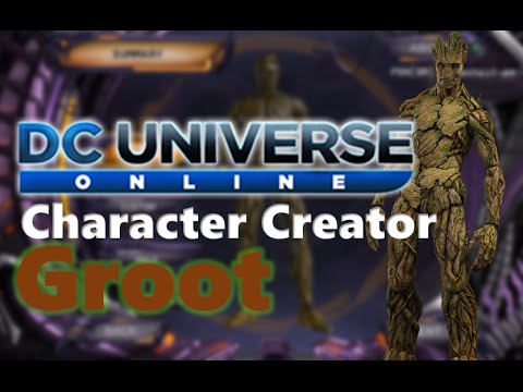 Groot- DCUO Character Creator - YouTube