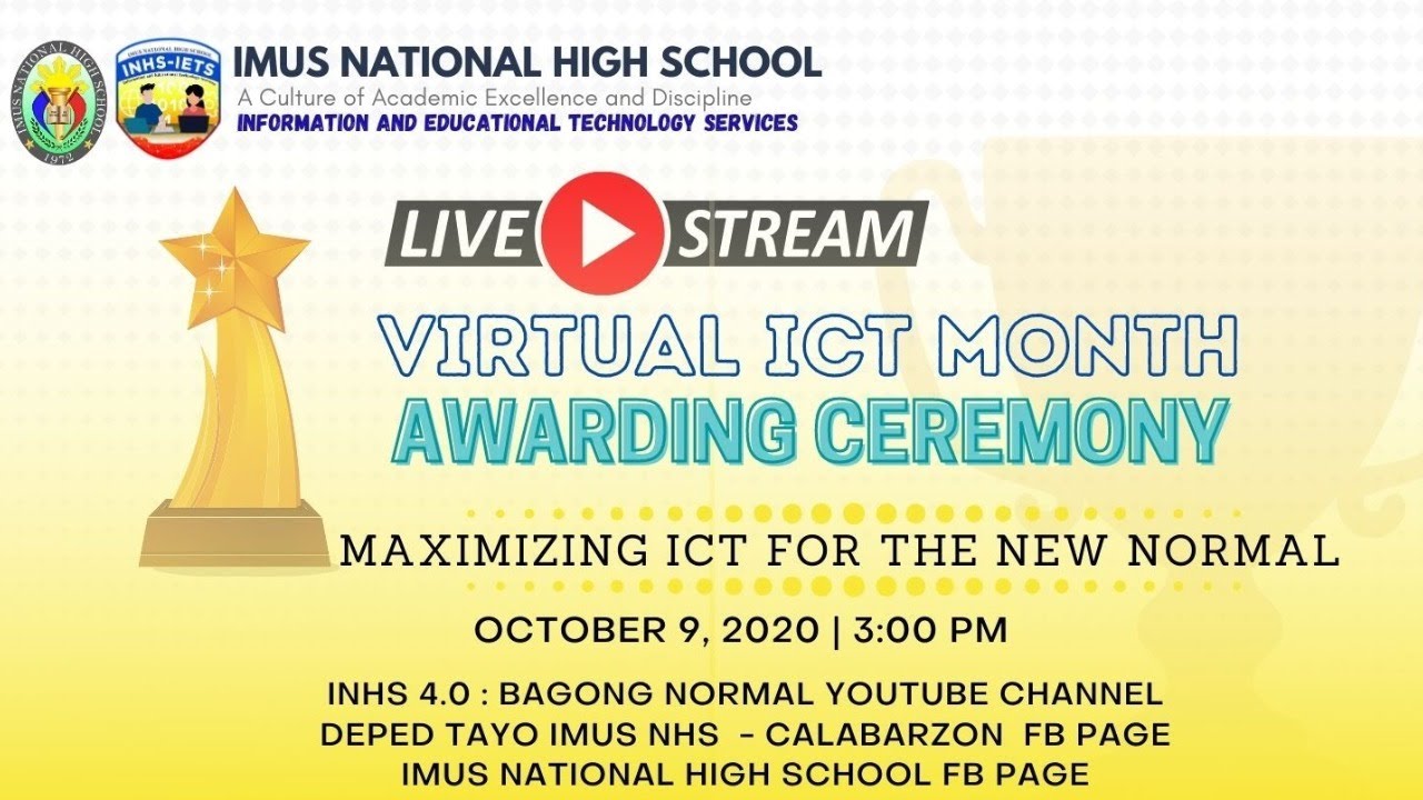 2020 ICT Month Awarding Ceremony - YouTube