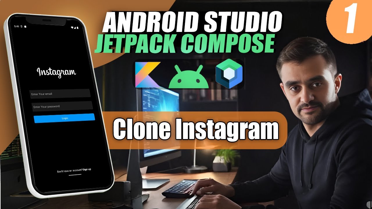 PARTIE 1 | J'ai créé un CLONE d'Instagram en Jetpack Compose ...