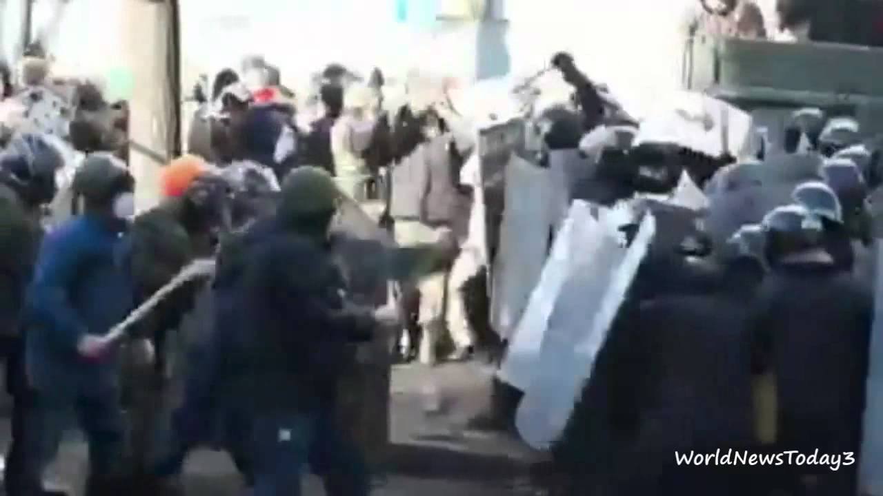 Ukrainian Revolution RIOTS UPDATE Video Euromaidan Kiev Ukraine - YouTube