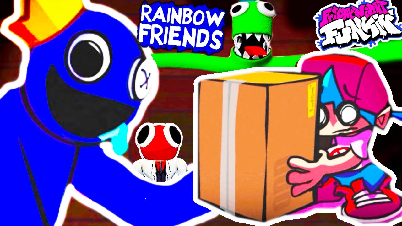 BLUE FROM RAINBOW FRIENDS IN FNF ! - Friday Night Funkin' VS Blue - YouTube