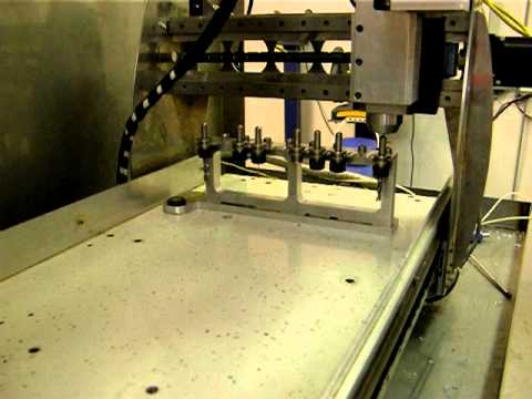 CNC router with automatic tool changer - YouTube