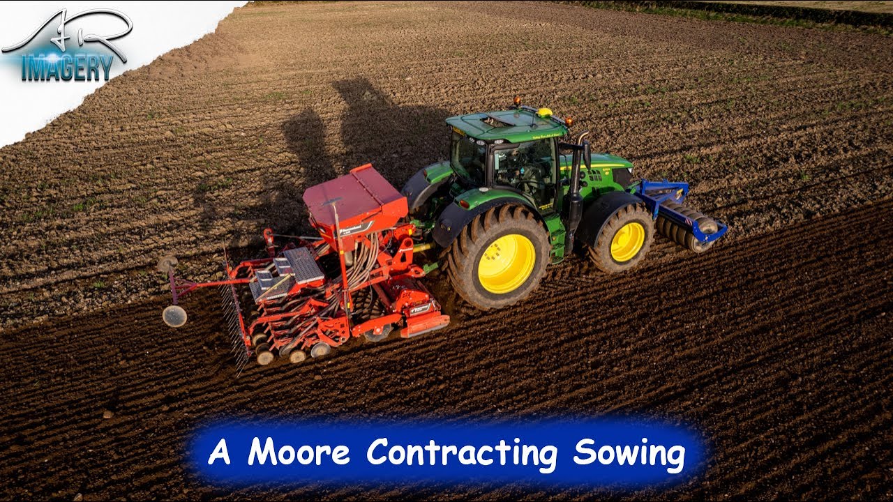 A Moore Contracting drilling winter cereals - YouTube