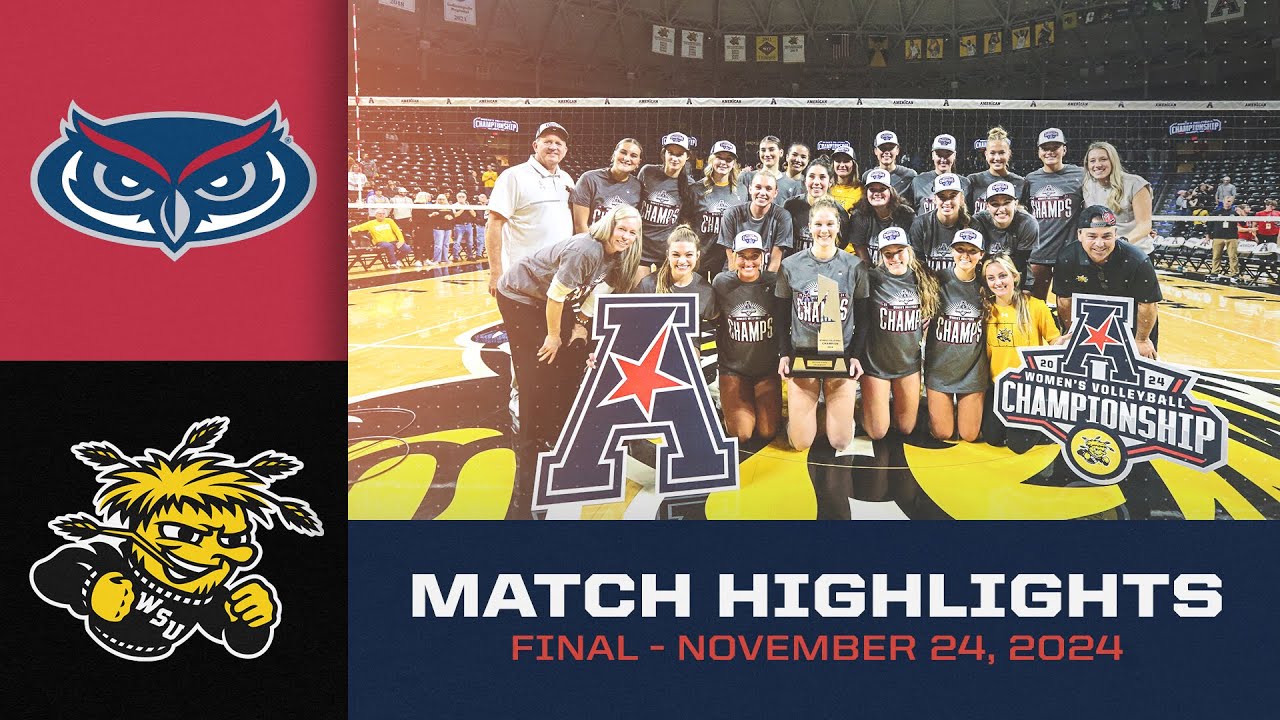 Match Highlights: #6 Florida Atlantic vs #4 Wichita State - 2024 ...