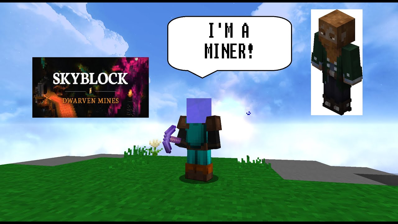 Exploring the DWARVEN MINES! Hypixel Skyblock Ep. 3 - YouTube