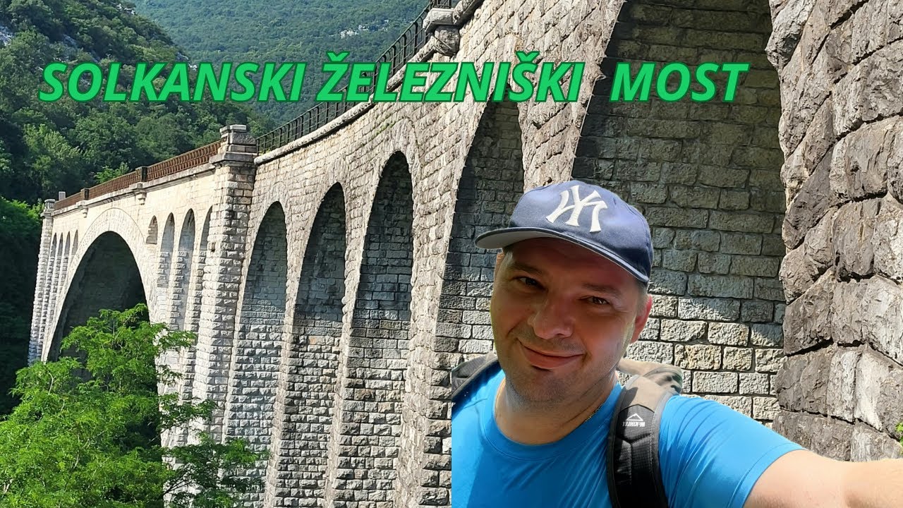 Solkanski železniški most in pokopališče 1sv. vojne - YouTube