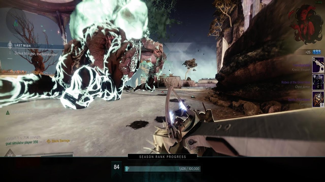 Destiny 2 - Last Wish - Morgeth, the Spirekeeper Encounter Challenge ...