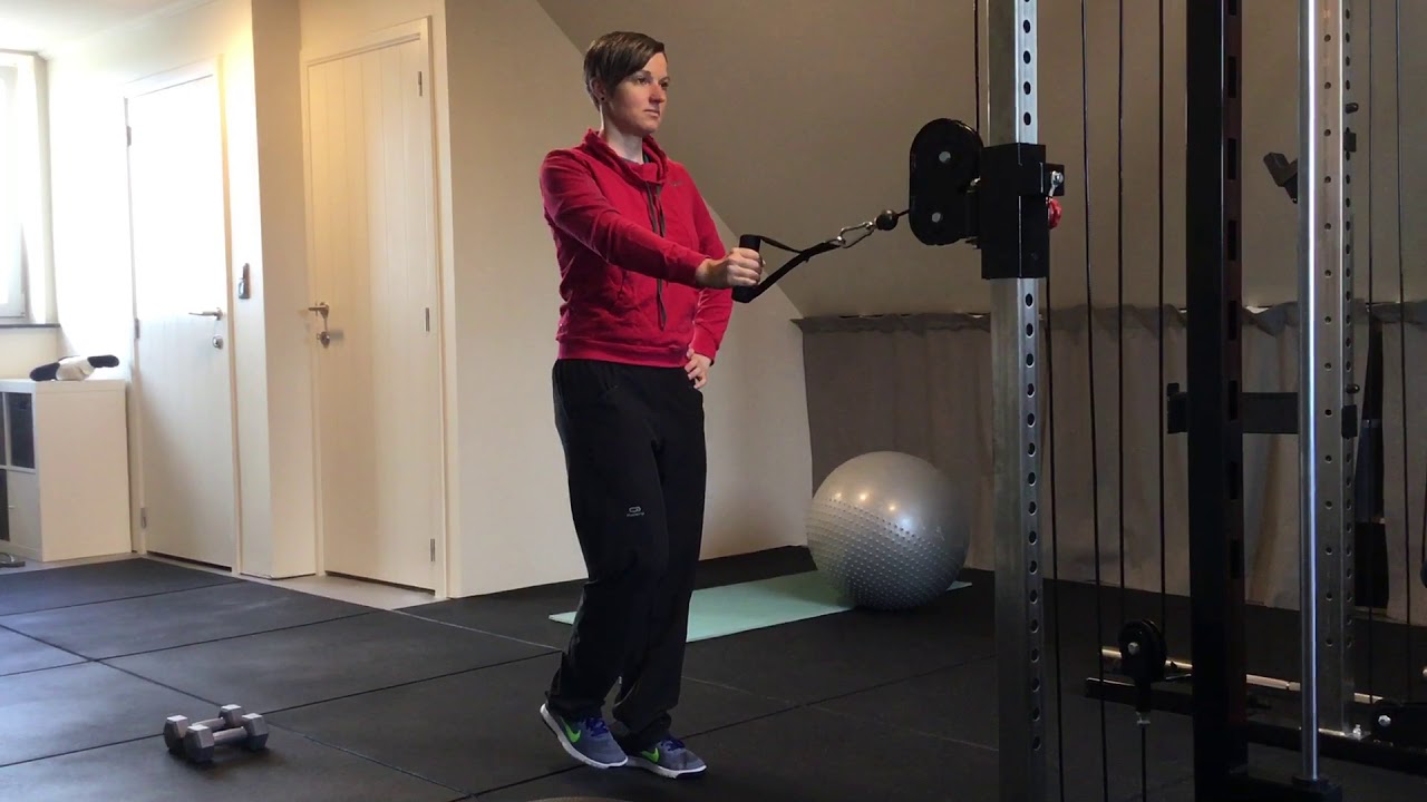 Single leg cable row - YouTube