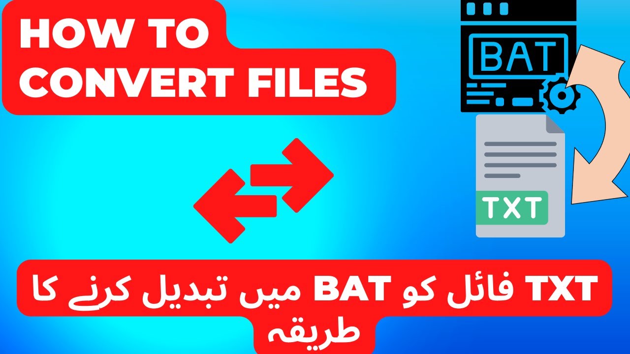 How To Convert Txt File To Bat File Or Vise Versa Txt To Bat Windows Os Operating System