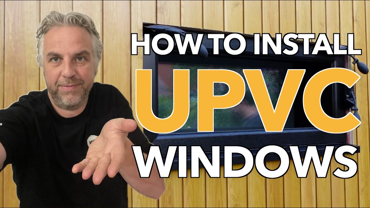 HOW TO FIT UPVC WINDOWS - EASY STEPS - YouTube