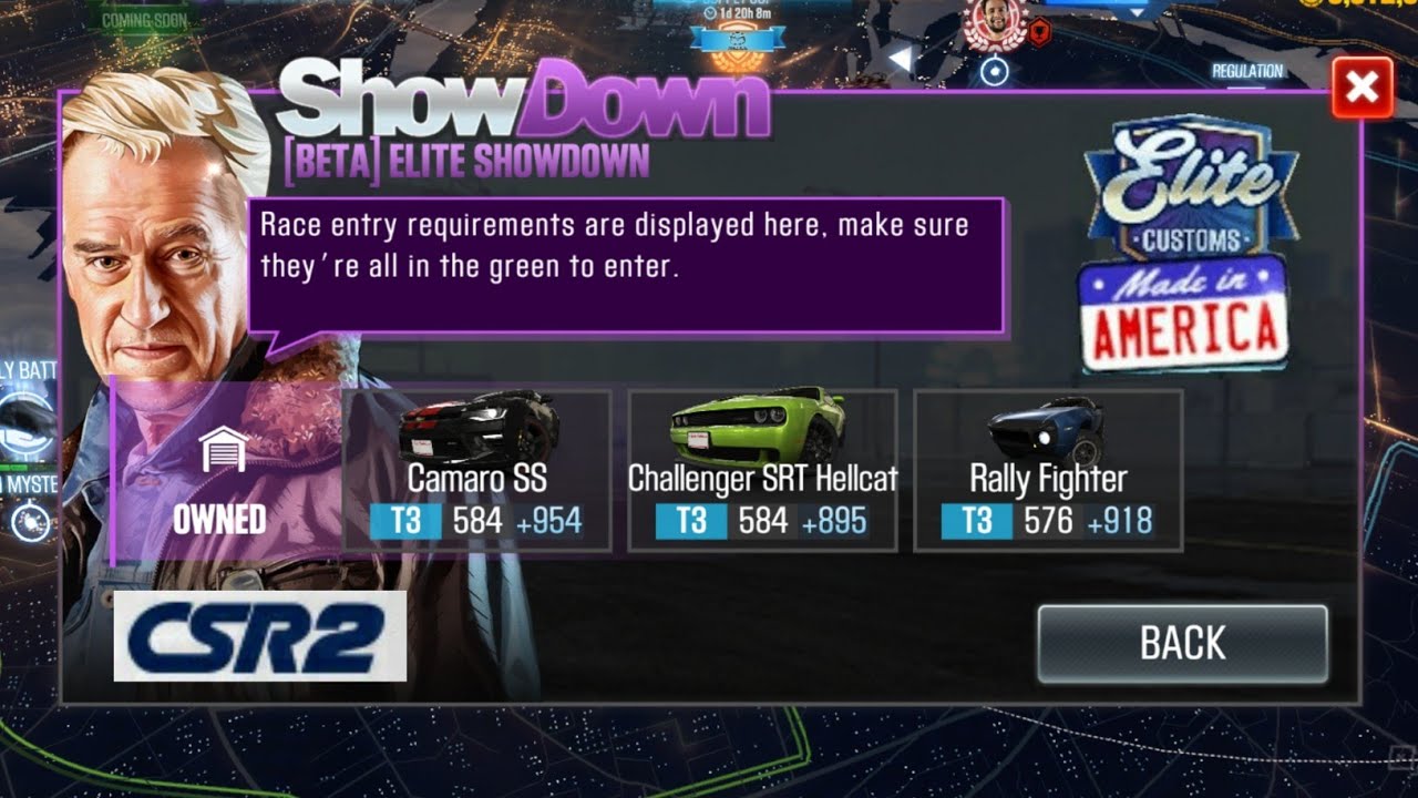 CSR2 | Elite Showdown | Top 3 Fastest Cars, Time Info! | Season 106 ...