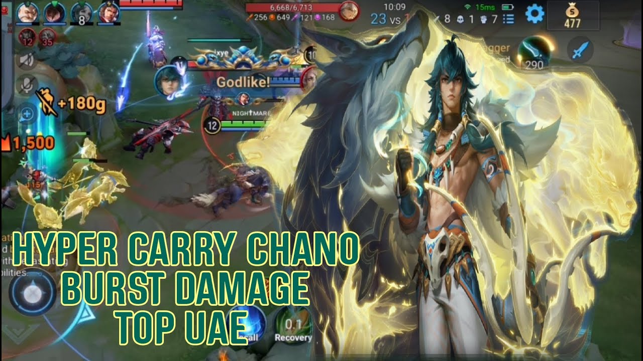 CHANO BURST DAMAGE | CARRY MARKSMAN | TOP UAE CHANO | BUILD AND ARCANA ...