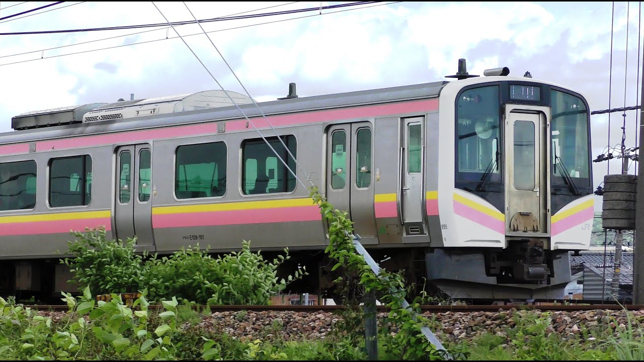 E129系A1+B2編成【4K】信越本線上り普通440M - YouTube