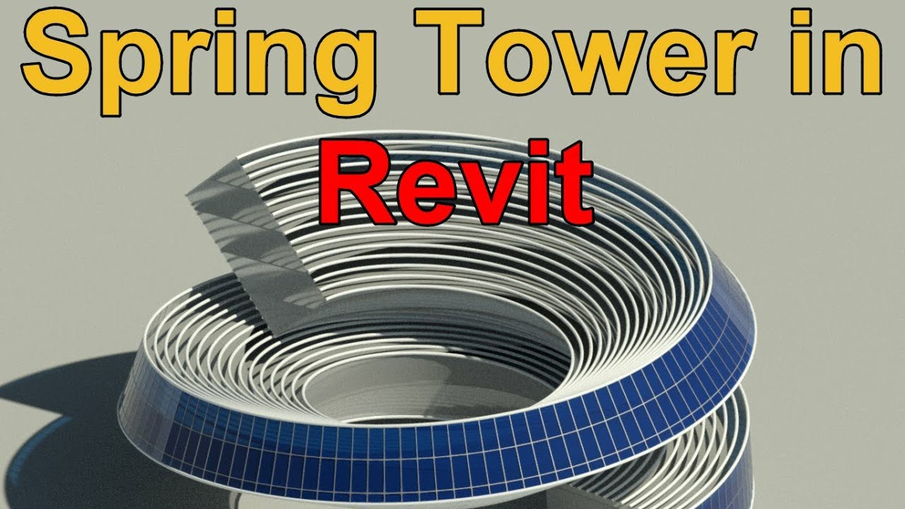 Revit tutorial (Day 67) Spring tower in revit - YouTube
