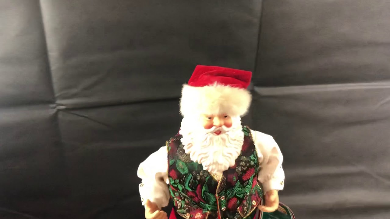 Rockin Santa Collectibles animated dancing Santa Brenda Lee’s Rockin ...