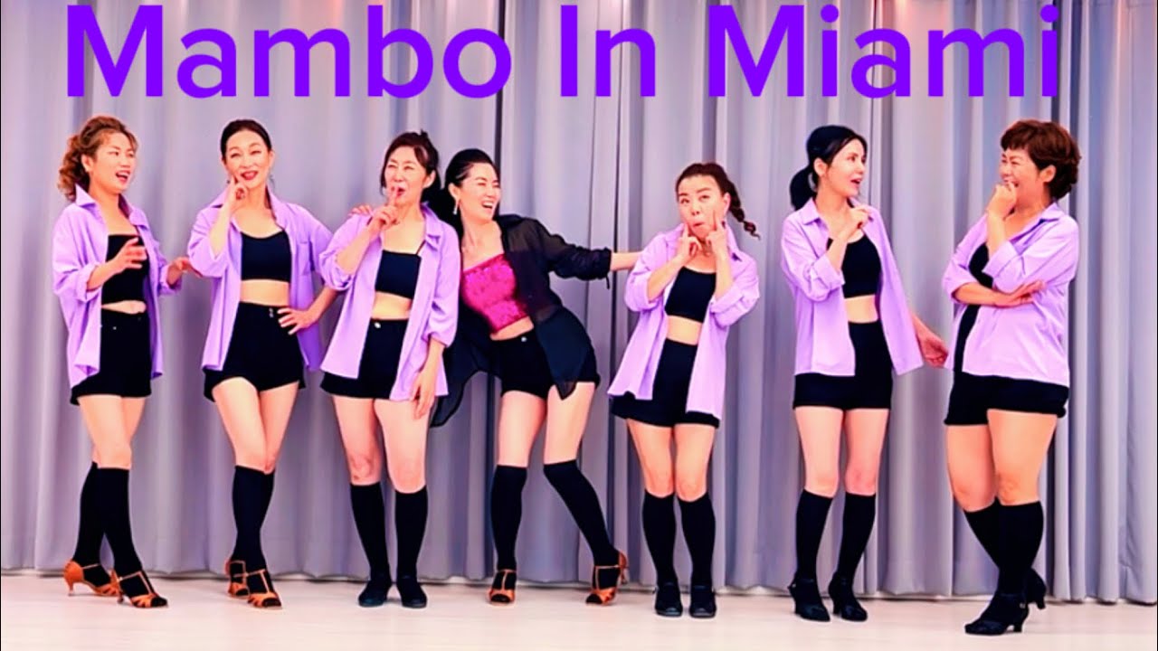 [높은 초급] Mambo In Miami linedance l 월 수 직장인 동호회 8:40~10:10ㅣ인천라인댄스 ㅣ송도라인 ...
