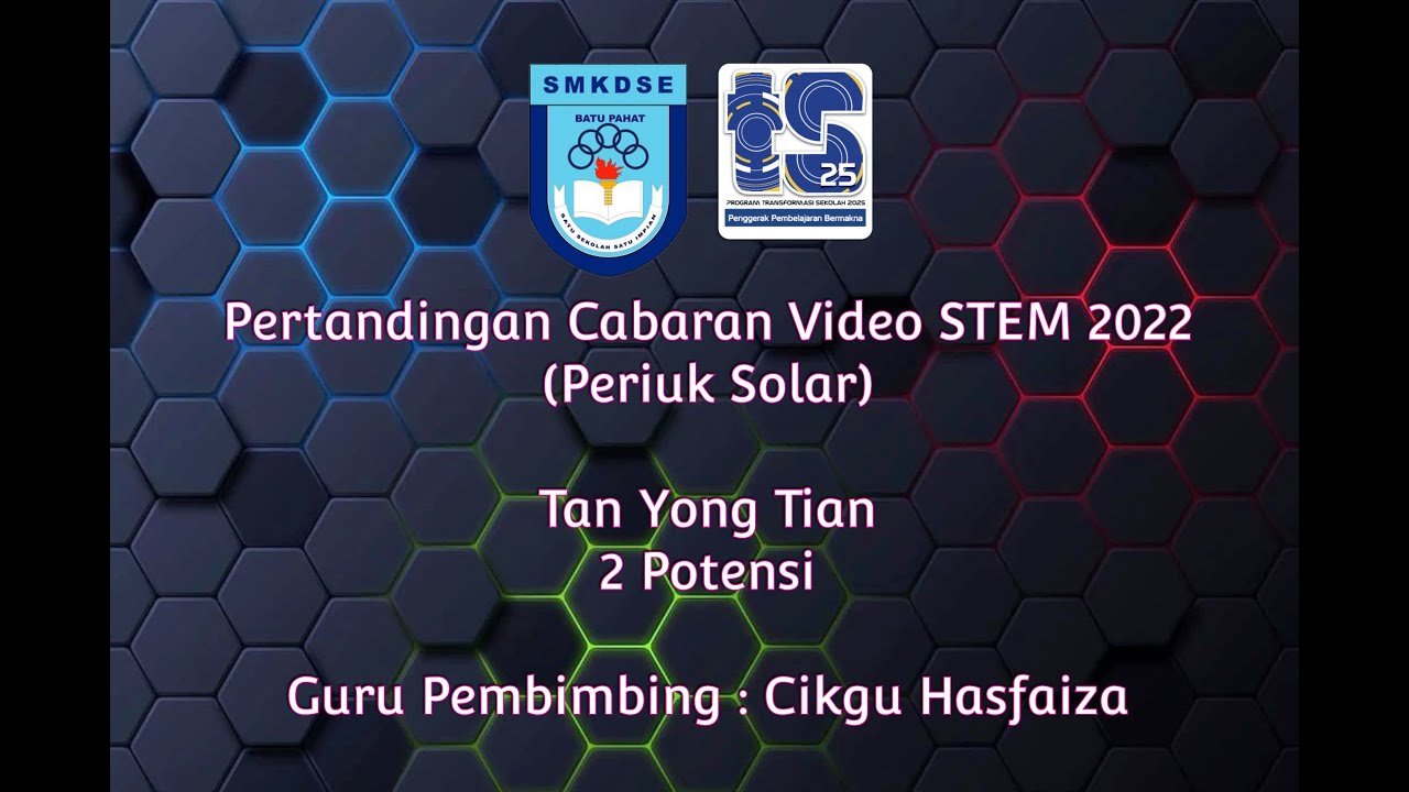 Pertandingan Cabaran 3 Minit Video STEM 2022 (Periuk Solar) - YouTube