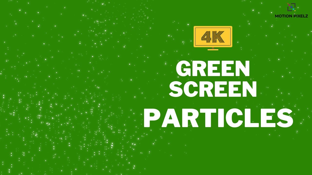 Green screen particles 4k | FREE #greenscreenvideo #particlesbackground ...