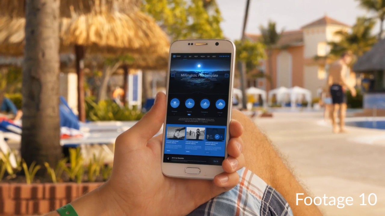 Holiday Mobile Device Bundle | Match Moving | After Effects project ...