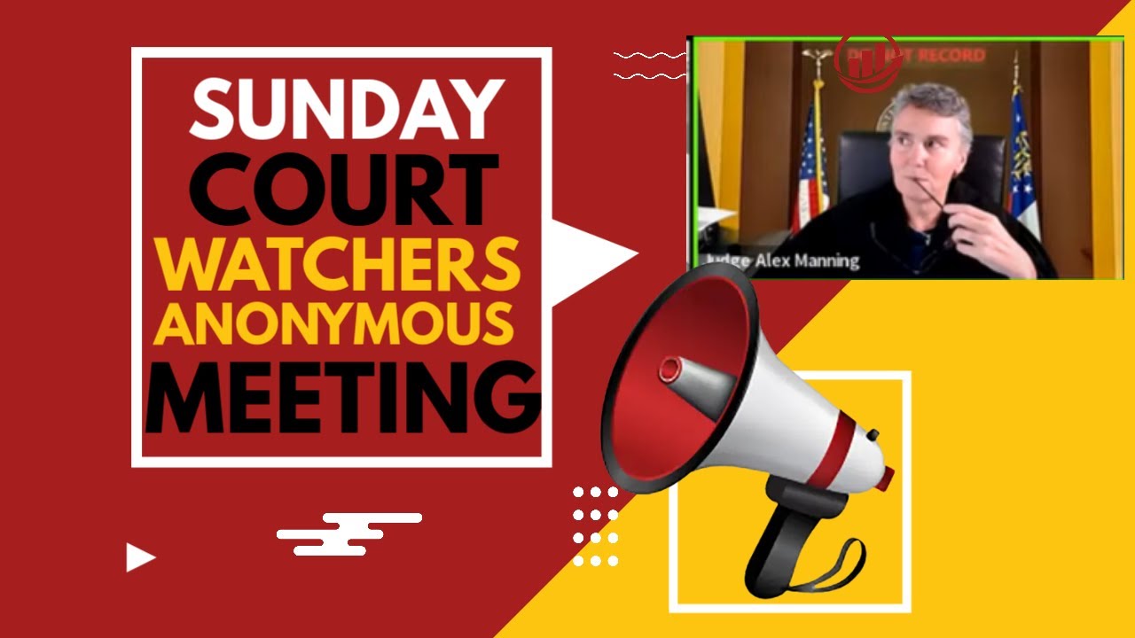 Sunday Court Watchers Anonymous Meeting - Manning Edition - LIVE with ...