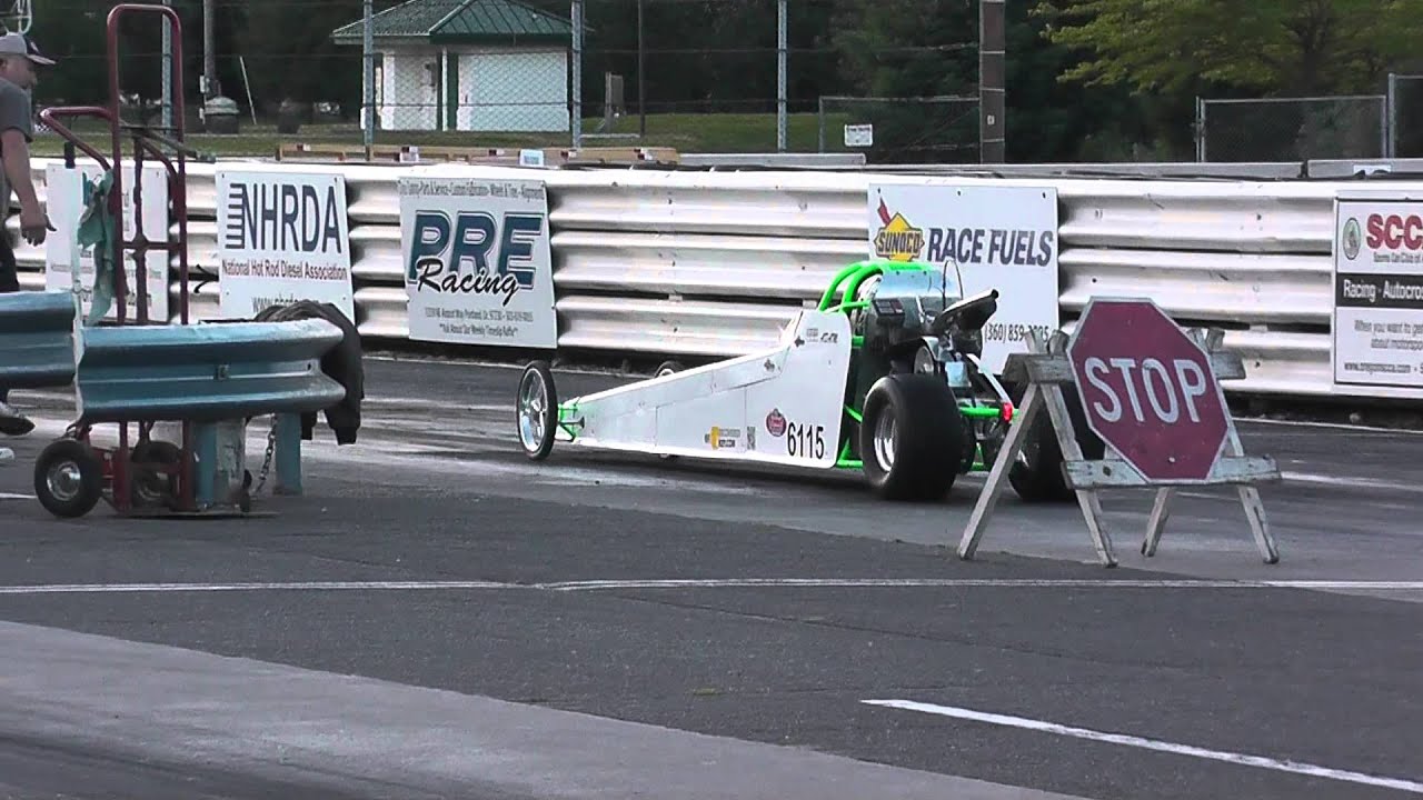 Mini Dragster at PIR Oregon - YouTube