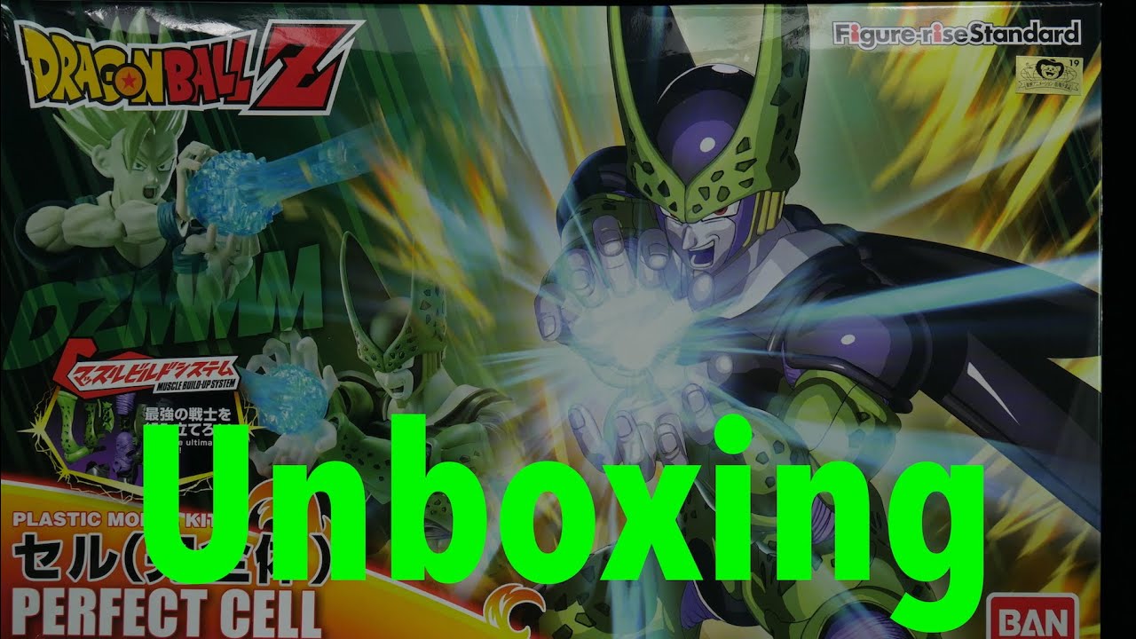 RG 024 Bandai Figure Rise Standard Perfect Cell Kit Unboxing - YouTube