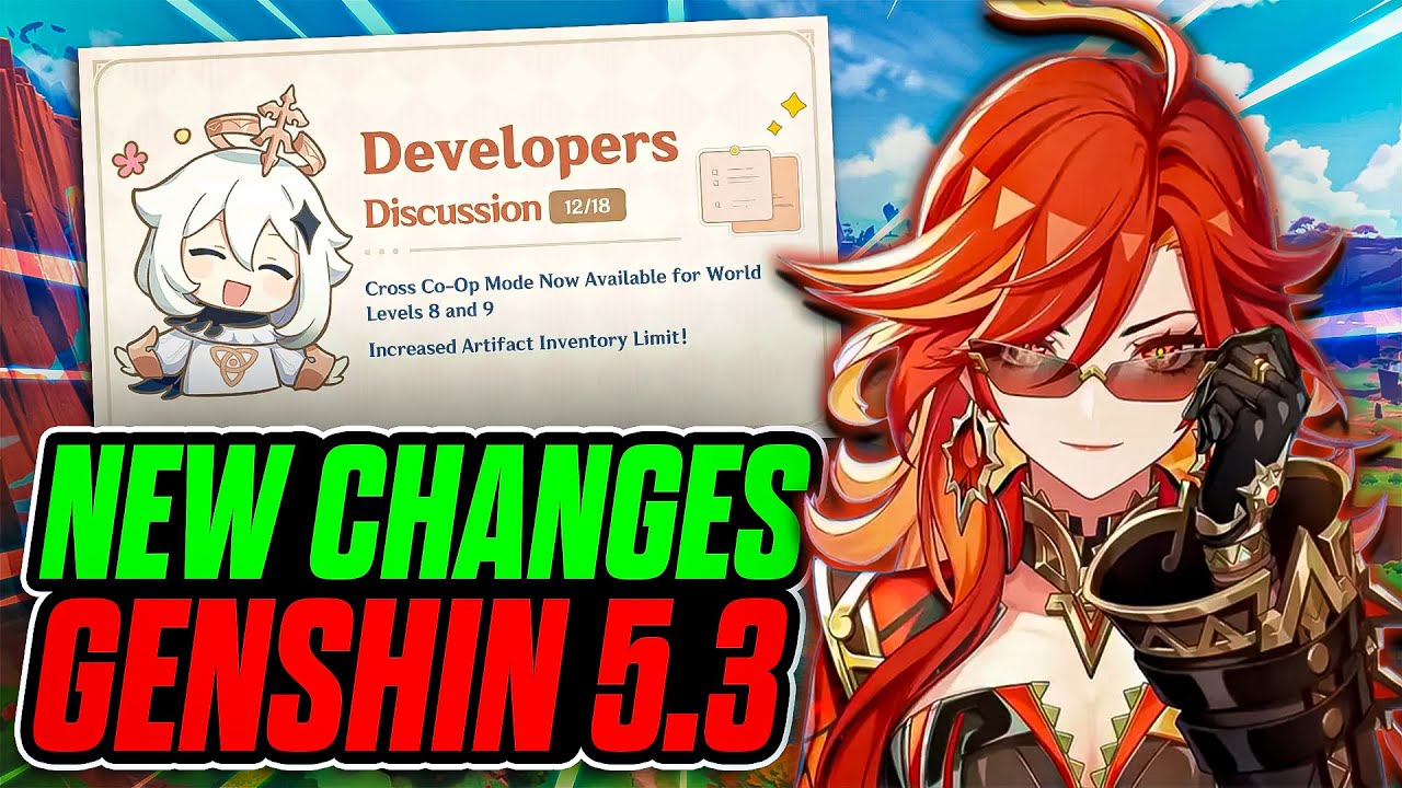 New Changes in Genshin Impact 5.3 - World Boss, Cross Co-op, Artifact Optimization & More - YouTube