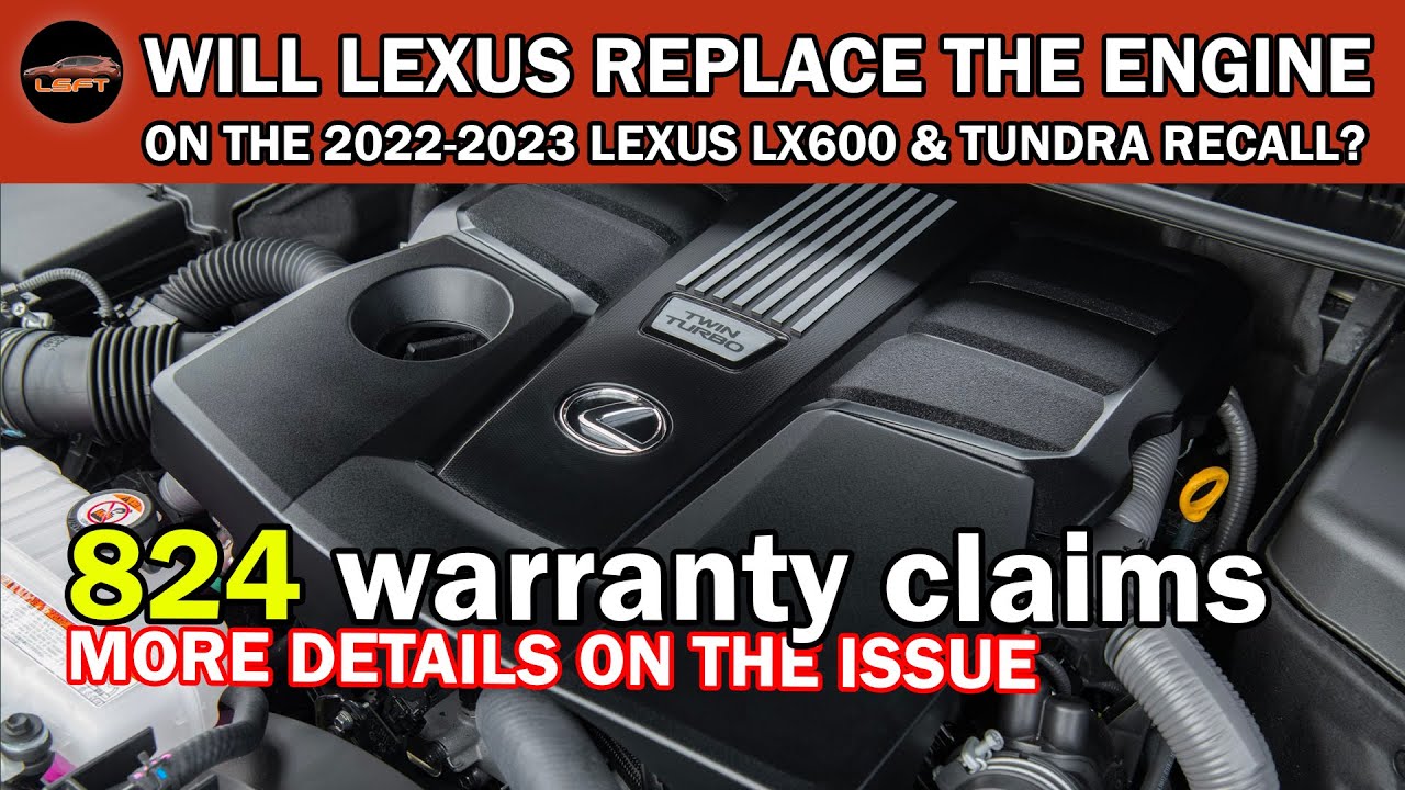 Will Toyota replace engines for 2022-2023 Lexus LX600 & Tundra? - YouTube