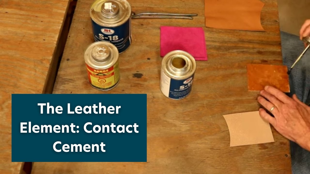 The Leather Element: Contact Cement - YouTube