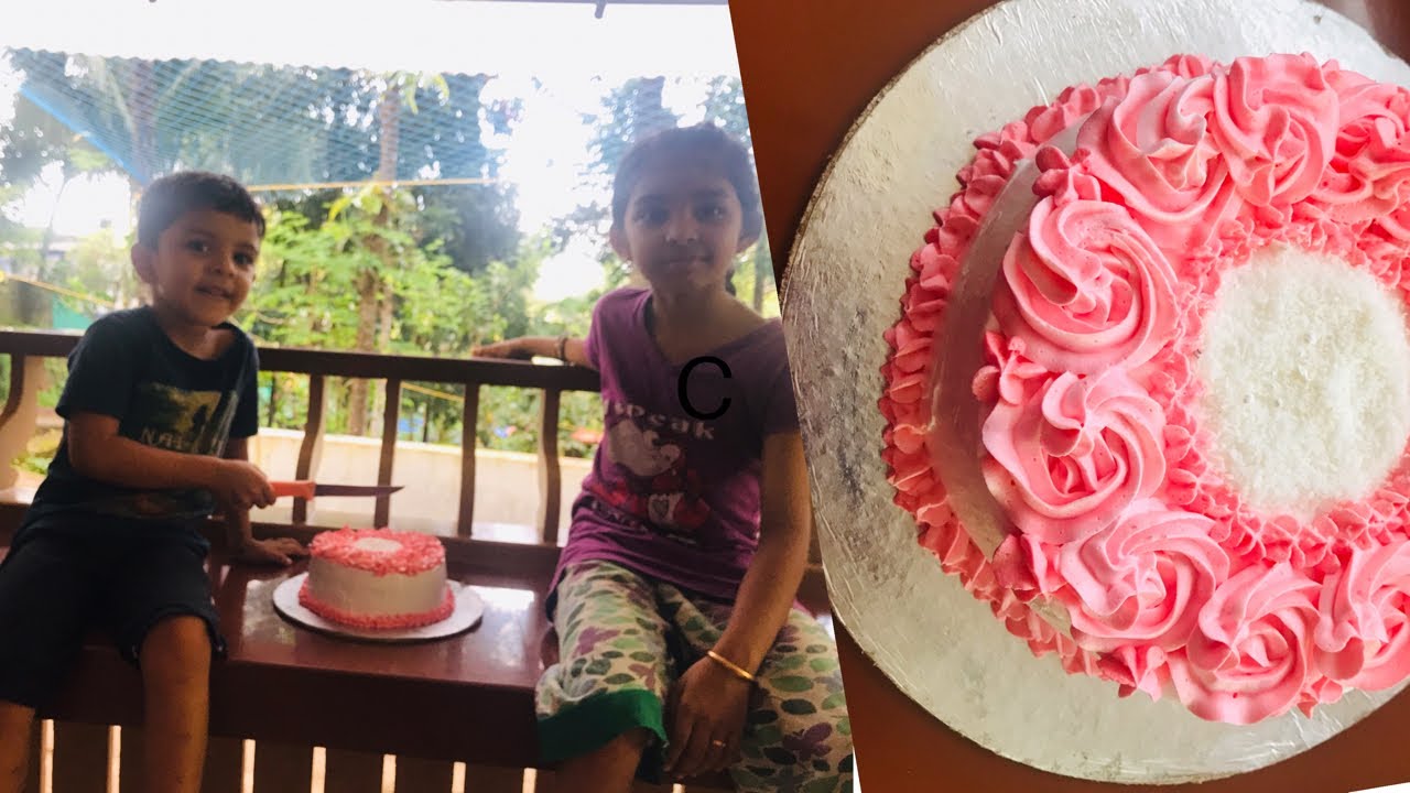 Cake making video 😋 baking recipe and loveable movements with my kids 🥰 ...