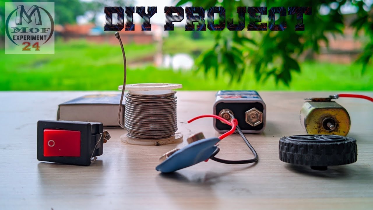 DIY| make cool equipment with dc motor | DC motor motor | life - YouTube