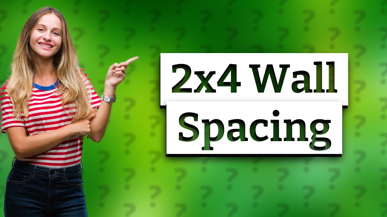 What is the spacing for a 2x4 load-bearing wall? - YouTube