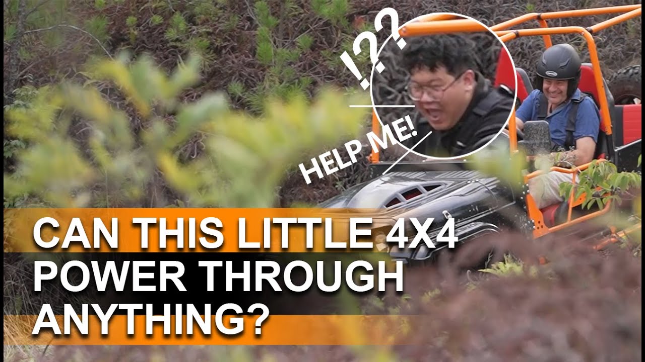 Mini Chinese 4x4 Jeep- style UTV Power Through it All. - YouTube