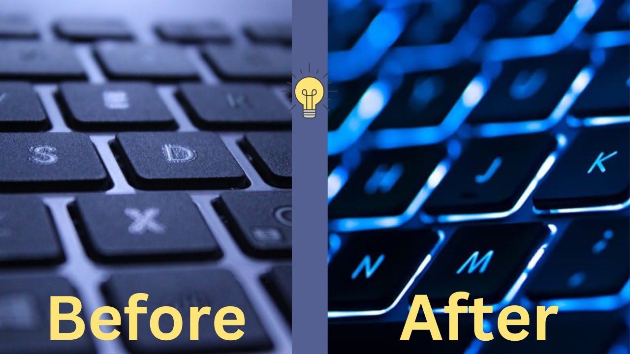 How to turn on & off keyboard back light of laptop - YouTube