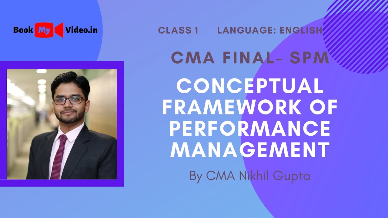 CMA Final Paper 20A | SPM | Conceptual Framework of Performance ...