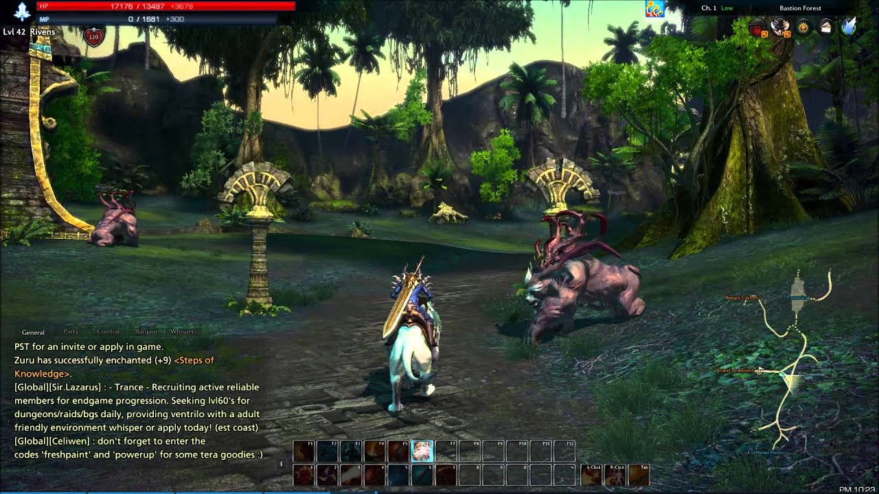 TERA Online - Ascension Valley & Jagged Coast - YouTube