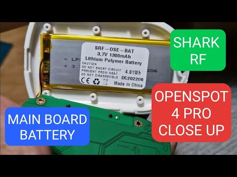 Openspot 4 Pro Battery/Main Board Close Up - YouTube