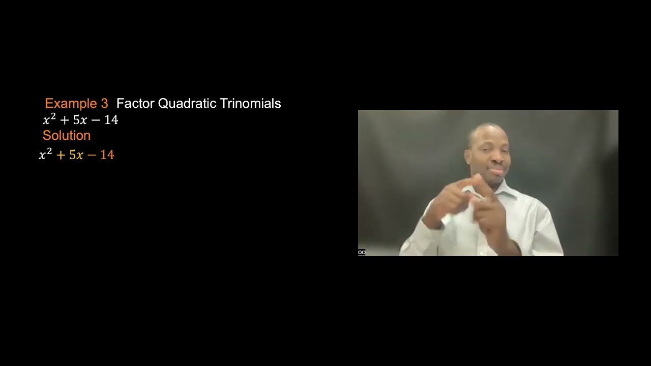 Factor Quadratic Trinomials YouTube Factor Quadratic Trinomials YouTube